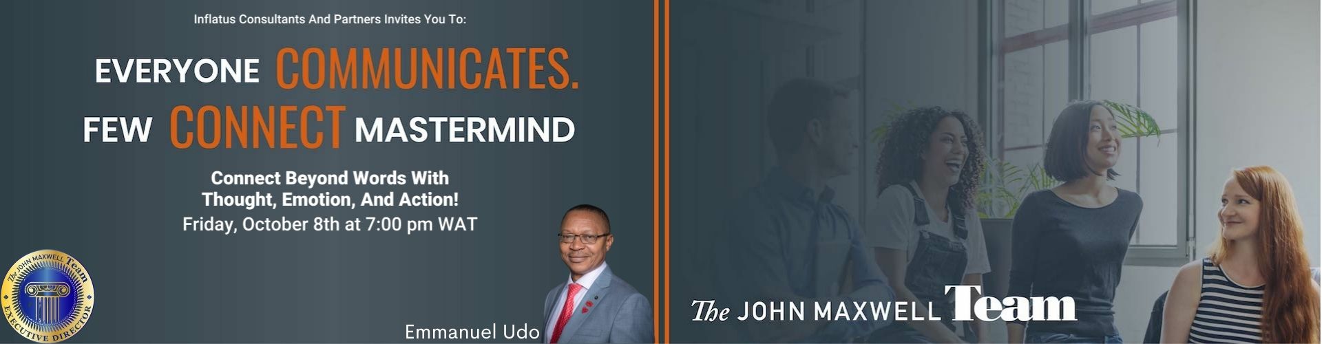 EVERYONE COMMUNICATES FEW CONNECT MASTERMIND TRAINING - emmanuel-udo.com